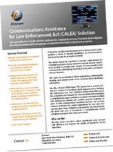 CALEA Solution Product Sheets & More | ZCorum